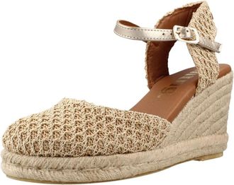 Mtng Plateau-Sandalette - - Shoes - Damen - Beige - 40 EU