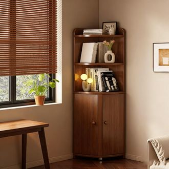 Generic Sideboard, kompakte Eckanordnung 90&deg; rechtwinkliger Einbauschrank Offene Ablage + geschlossener Stauraum Abgerundete Kanten Sicher und praktisch(H-120