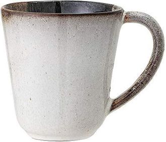 Bloomingville Jules Becher aus Steinzeug in der Farbe Grau-Braun mit einem Durchmesser von 9,5cm, 500ml, 82046912