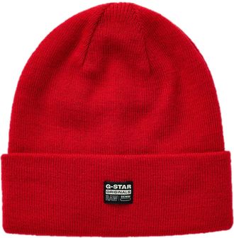G-Star G-Star Herren Effo Long Beanie, Rot (dk flame D16624-C754-8050), PC