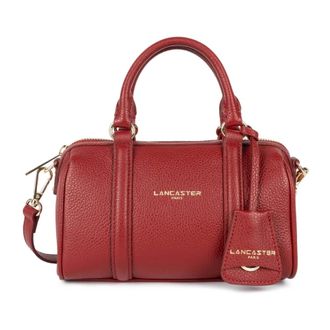 Lancaster Femme, Sacs, Rouge, Taille: ONE Size Sac bandoulière rouge à fermeture éclair Milano Ana
