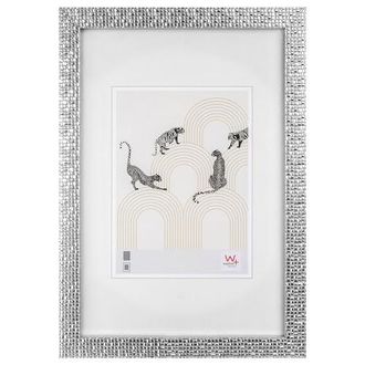 Walther Design Mosaic Bilderrahmen, 10x15 cm, silber, NV015S