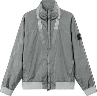 Stone Island Homme, Vestes, Gris, Taille: 2XL Nylon Metal Watro-TC Bomber
