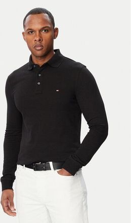 Tommy Hilfiger Poloshirt 1985 MW0MW20182 Schwarz Regular Fit