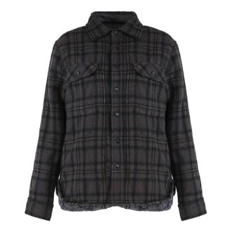 Maison Margiela Gesteppte Hemdjacke - - Jackets - Damen - Grau - S