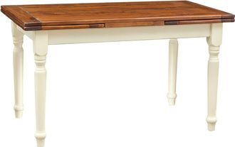 Biscottini International Esstisch ausziehbar Made in Italy 140x80 cm | Esstisch Holz massiv | Küchentisch ausziehbar