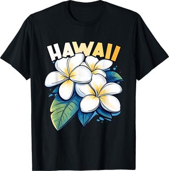 Hawaiian Dreams Hawaii Plumeria Frangipani Blume Maui Kauai Aloha Surfer T-Shirt