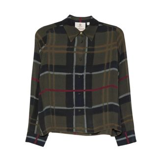 Barbour Kirklees Langarmhemd mit lockerer Passform - - Blouses & Shirts - Damen - Gr&uuml;n - M