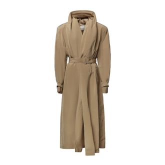 Magda Butrym Ss26 Mantel 01 - - Coats - Damen - Beige - 2XS