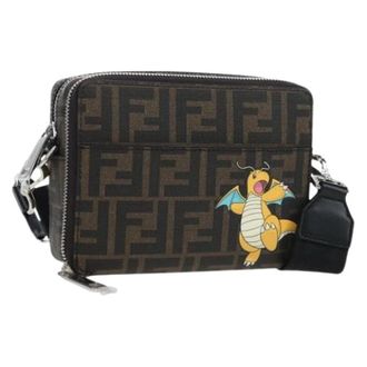 Fendi Pre-owned Vintage Zucca Canvas Schultertasche - - Pre-owned - Damen - Braun - ONE SIZE
