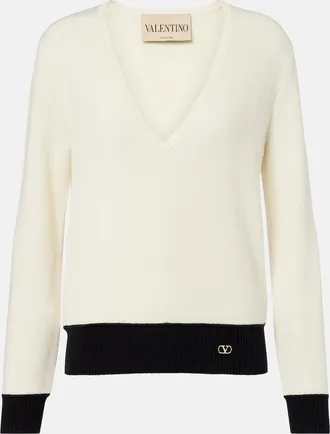 Valentino Pullover VLogo aus einem Wollgemisch