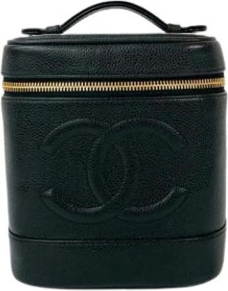 Chanel Sac Vanity Pre-owned - Femme - Pre-owned - Noir - Taille: ONE Size