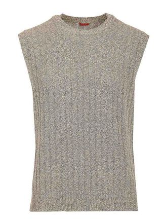 Barena Pull Col Rond - Bleu