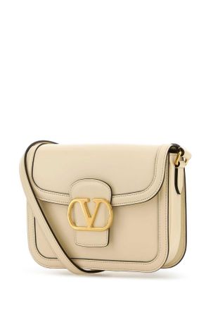 Valentino Garavani Womens Ivory Leather 9to5 Shoulder Bag Butterwhite Borse A Tracolla