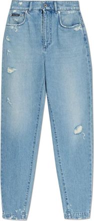 Dolce & Gabbana Jeans mit Logo - - Jeans - Damen - Blau - XS