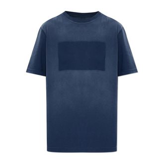 Maison Margiela T-Shirt mit Print - - Tops - Damen - Blau - S