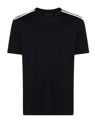 Emporio Armani Round-Neck T-Shirt, Noir, XL Homme