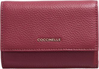 Coccinelle Portemonnaie - Metallic Soft - Gr. unisize - in Rot - für Damen