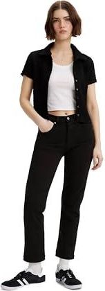 Levi's 501 Crop Jeans Femme, Black Heart, 28W / 28L