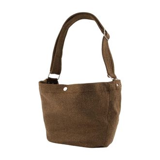 A.P.C. Wool Shoulder Bag - Khaki