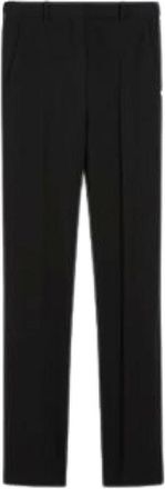 Sportmax Femme, Pantalons, Noir, Taille: 40 FR Fetta Cigarette Pantalons