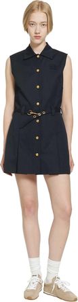 Miu Miu Cotton Gabardine Shirt Mini Dress