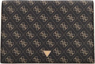 Guess Femme, Accessoires, Brun, Taille: ONE Size Porte-cartes de cr&eacute;dit Logo 4G Noreen