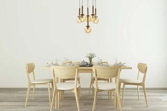 Opviq Industrial Chandelier, Antiquation Metal Body, 90 cm Length, 50 cm Diameter, 6 x E27 Max 6W, IP20, Perfect for Modern Home Decor & Lighting