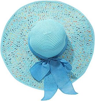 Generic Casquette de p&ecirc;cheur large avec avant-toit respirant pour femme - Casquette de baseball en maille, bleu, Taille unique