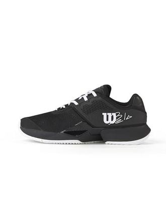 Wilson Homme Bela Tour Chaussure de Padel, Black/Black/White, 45 1/3 EU
