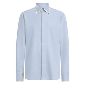 Billionaire Boys Club Chemise Silver Cut Milano - Homme - Chemises - Bleu - Taille: 4XL