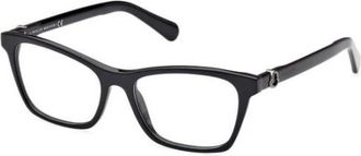 Moncler Femme, Accessoires, Noir, Taille: 53 MM Lunettes de vue rectangulaires