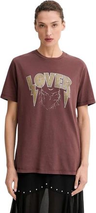 Zadig&Voltaire Femme, Tops, Rouge, Taille: 40 FR Edwin T-shirt