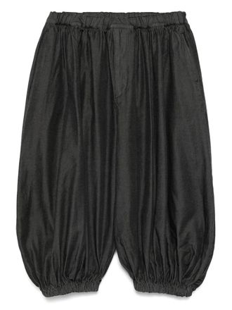Comme Des Garçons pantalon court évasé - Noir
