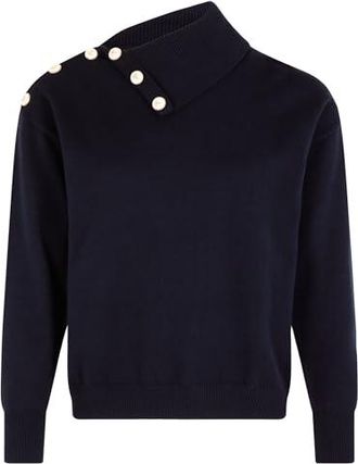 Morgan 251-mouette Pull, Marine, S Femme