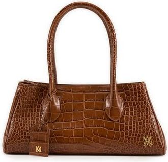 Amiri Sac &agrave; main Honey 40 en cuir croco