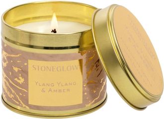 Stoneglow Luna Duftkerze in Dose, Ylang Ylang und Bernstein