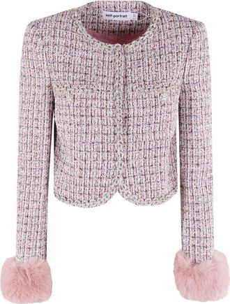 Self Portrait Damen, Jacken, Rosa, MGröße