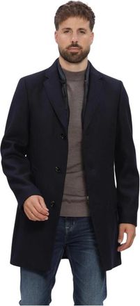 Stefano Lauran SL-Casper Mantel - - Coats - Herren - Blau - 2XL