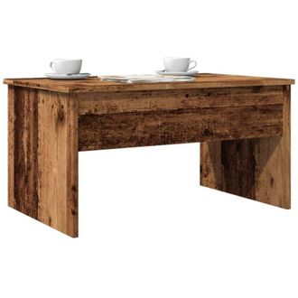 vidaXL Vidaxl - Table basse vieux bois 80x50,5x41,5 cm bois dingénierie