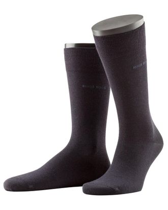 HUGO BOSS Unifarbene Socken John aus einem soften Wollmix in