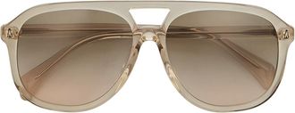 Moncler De Soleil Aviateur Fluxe, Unisexe, Gris, Taille: 60