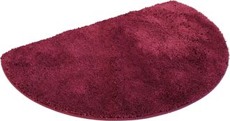 Mesana Mesana J-10005/13 Bordeaux Duschmatte, Mikrofaser, 50x80 cm halbrund