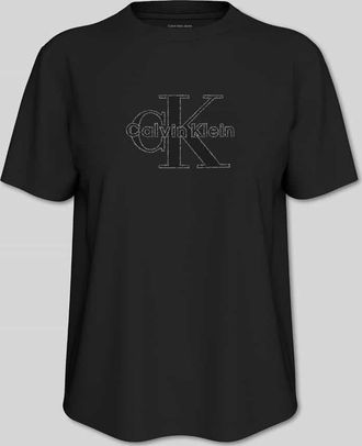 Calvin Klein Jeans Regular Fit T-Shirt aus reiner Baumwolle