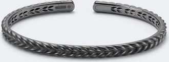 David Yurman Armreif Chevron aus Titan