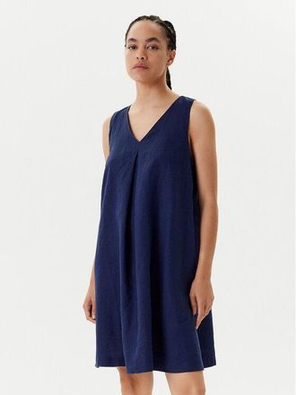Benetton United Colors Of Benetton Sommerkleid 4AGHDV0AX Dunkelblau Relaxed Fit