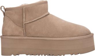 Estro & Luminara Femme, Chaussures, Beige, Taille: 39 EU Bottes de neige &agrave; plateforme
