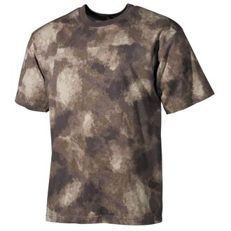 MFH US T-Shirt, halbarm,170 g/m&sup2; (DE/NL/SE/PL, Alphanumerisch, 3XL, Regular, Regular, HDT-camo)
