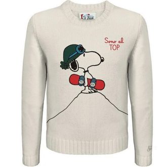 Saint Barth Pull col rond Bombardino Light - Homme - Pulls - Blanc - Taille: S