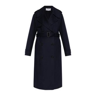 Stella McCartney Mantel mit G&uuml;rtel - - Coats - Damen - Blau - S